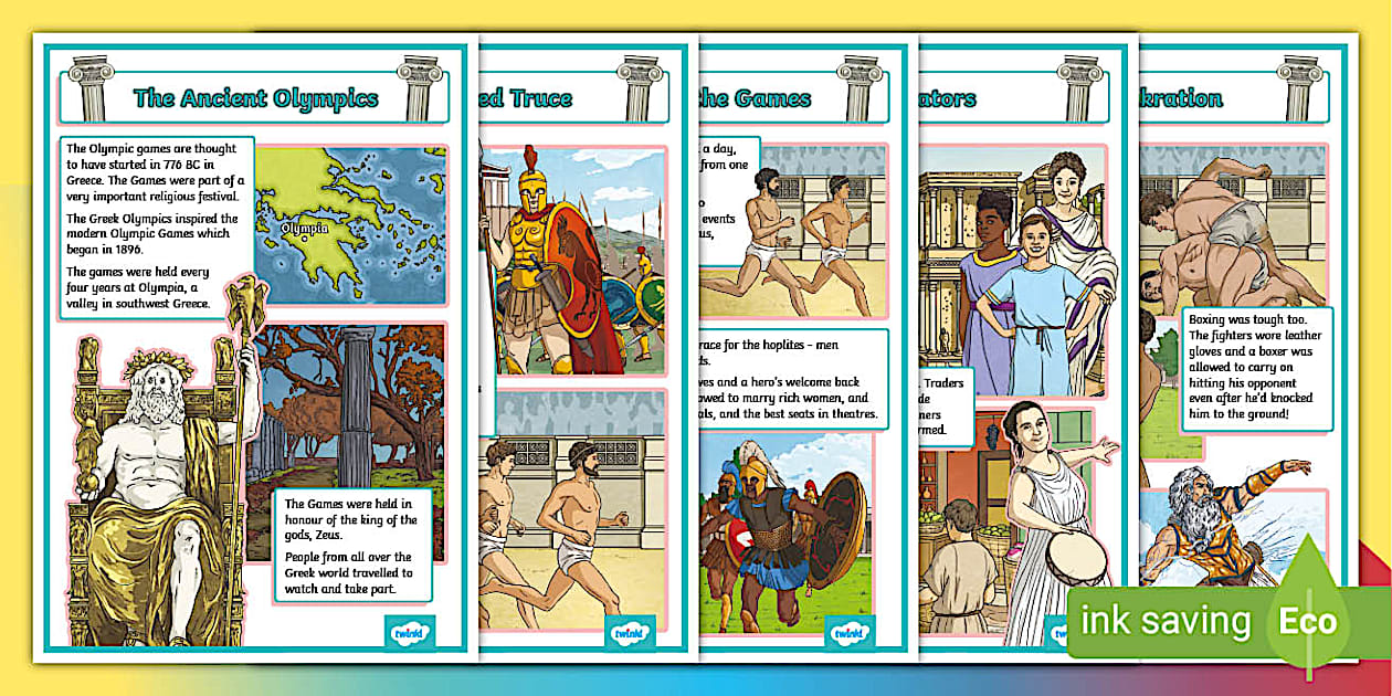 Olympic Posters | History & Sports | Primary Resource