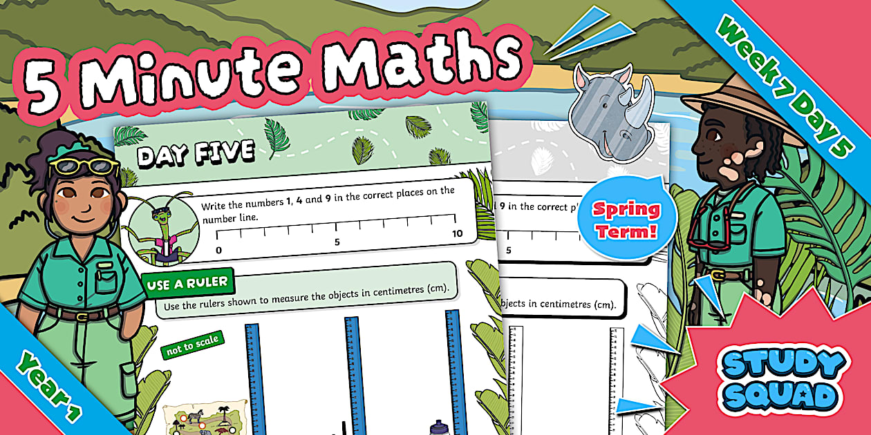 👉 Study Squad 5 Minute Maths - Year 1 Spring - Week 7 Day 5
