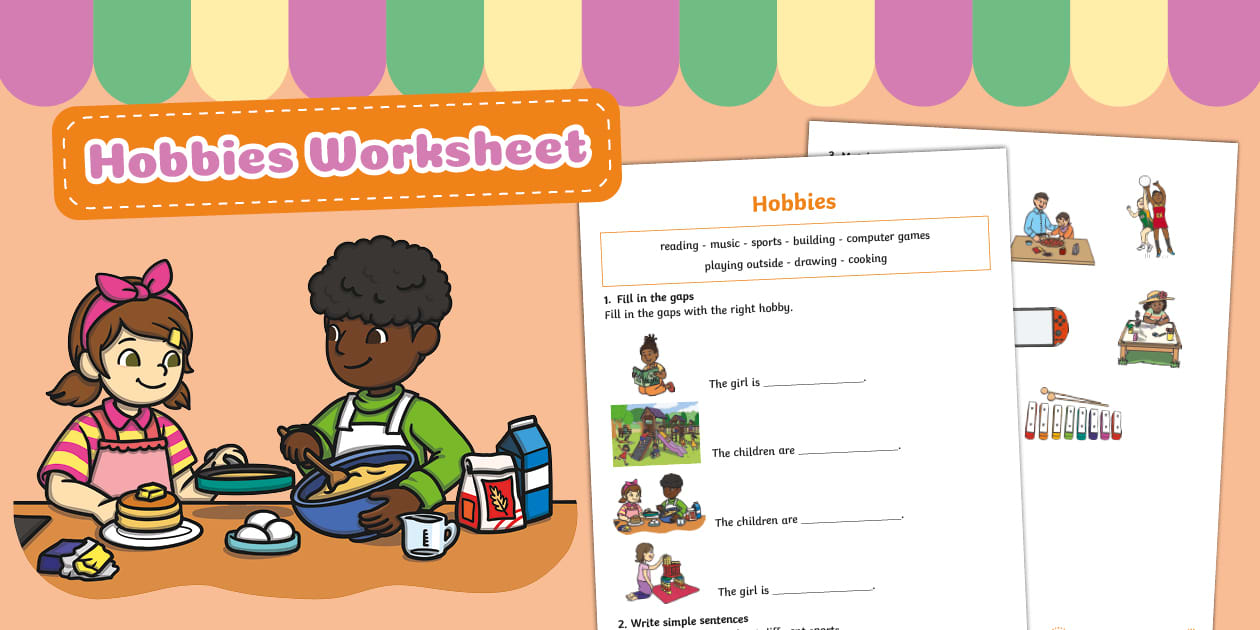 Hobbies Worksheet