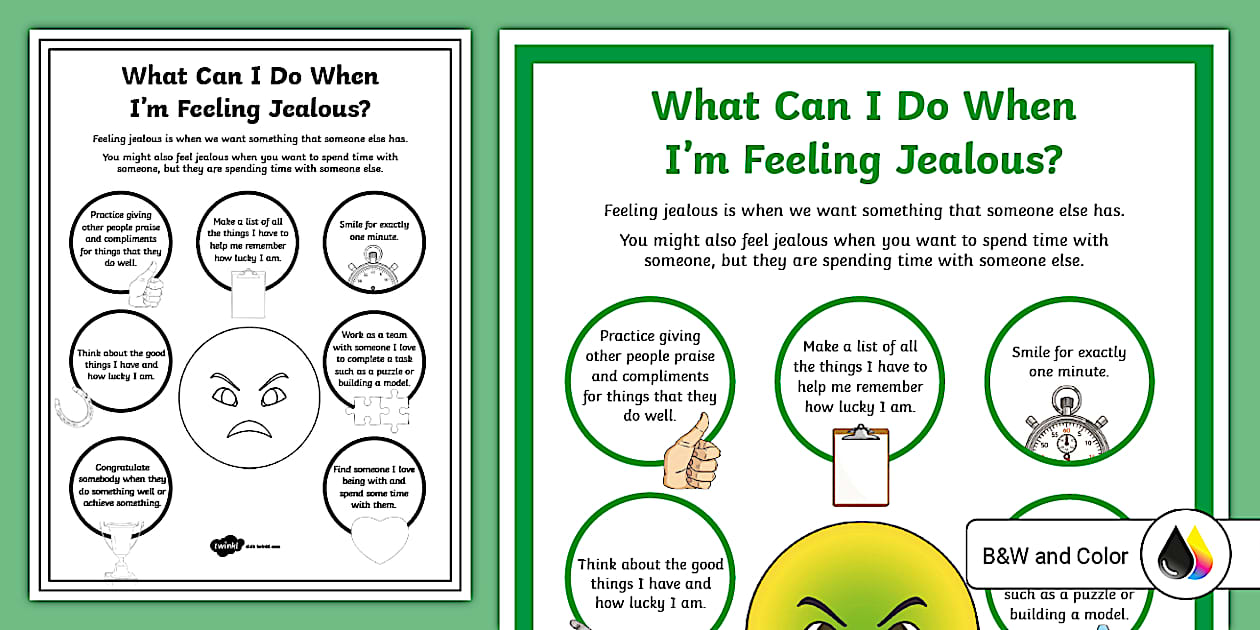 Emotions - What Can I Do When I'm Feeling Jealous? Poster