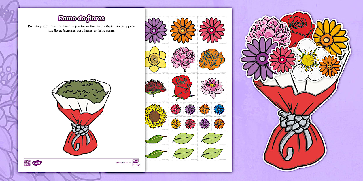 Día De Las Madres Manualidad De Ramo Teacher Made