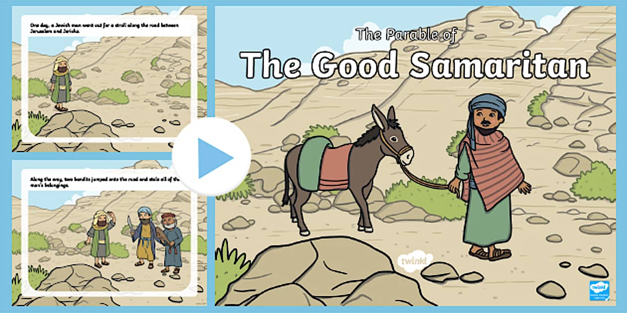 The Good Samaritan KS1 PowerPoint (teacher made) - Twinkl