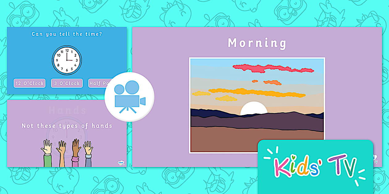 👉 How to Tell the Time - Educational Video for Kids