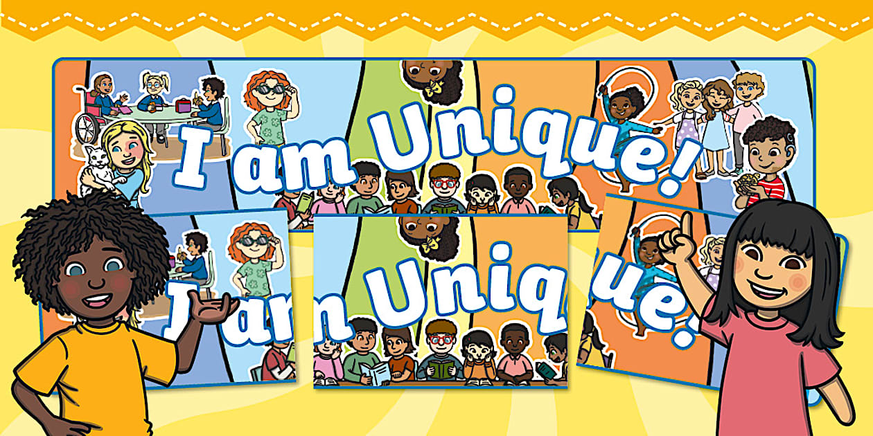 I Am Unique Display Banner