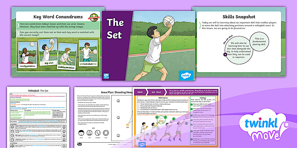 Volleyball Set Shot Lesson Plan I Year 6