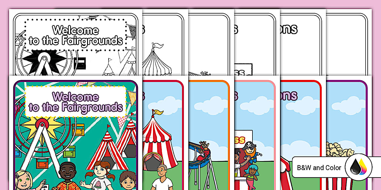 Fairgrounds Dramatic Play Posters (teacher made) - Twinkl