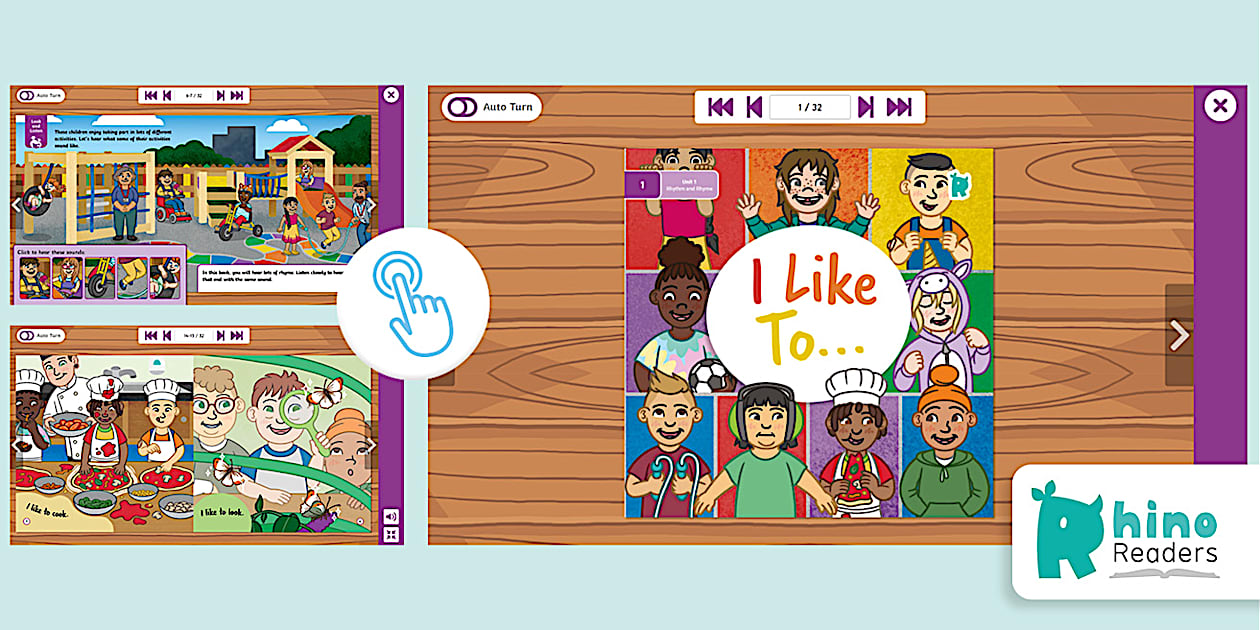 Level 1 Unit 1 Reading Scheme Book: I Like To... - Twinkl