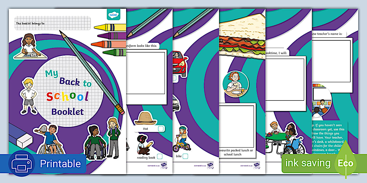 My Back to School Booklet (teacher made) - Twinkl