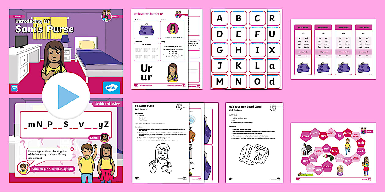 'ur' Lesson Pack - Reading - Level 3 Week 7 Lesson 3