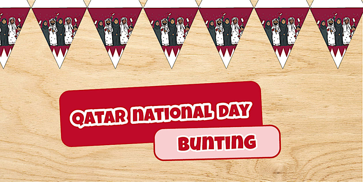 Qatar National Day Bunting