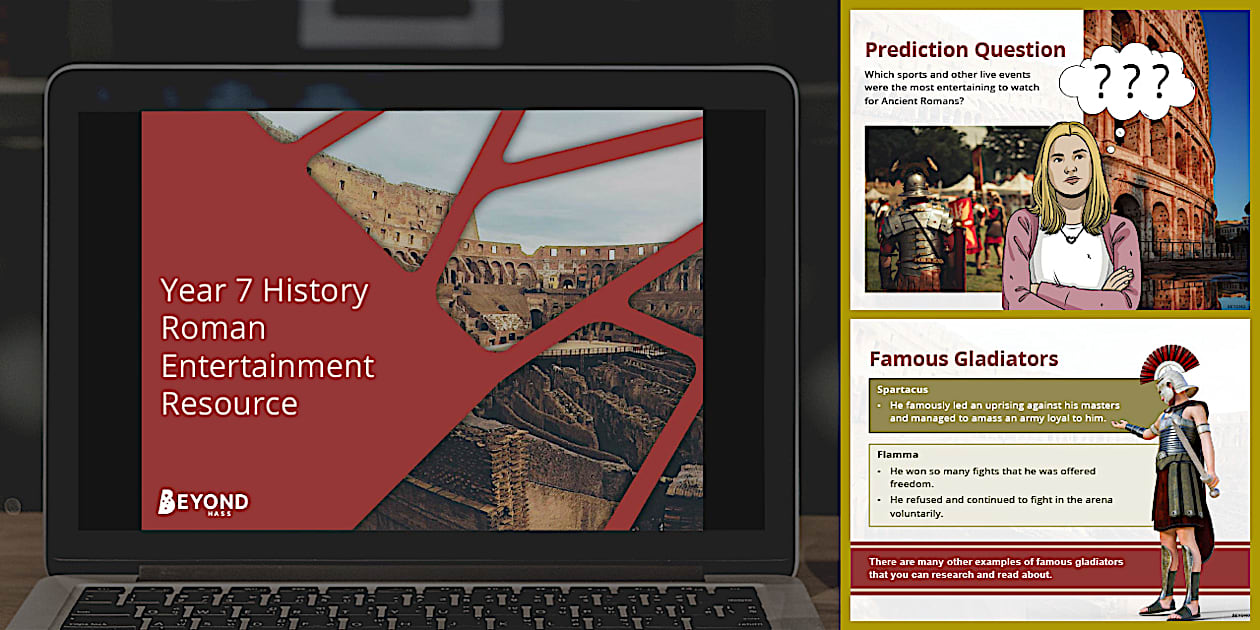 Year 7 History Roman Entertainment Resource (teacher made)