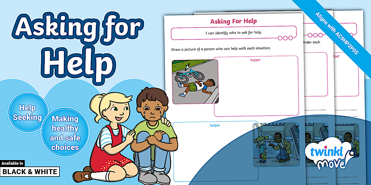 Year 1 Health Activity Sheets: Asking for Help