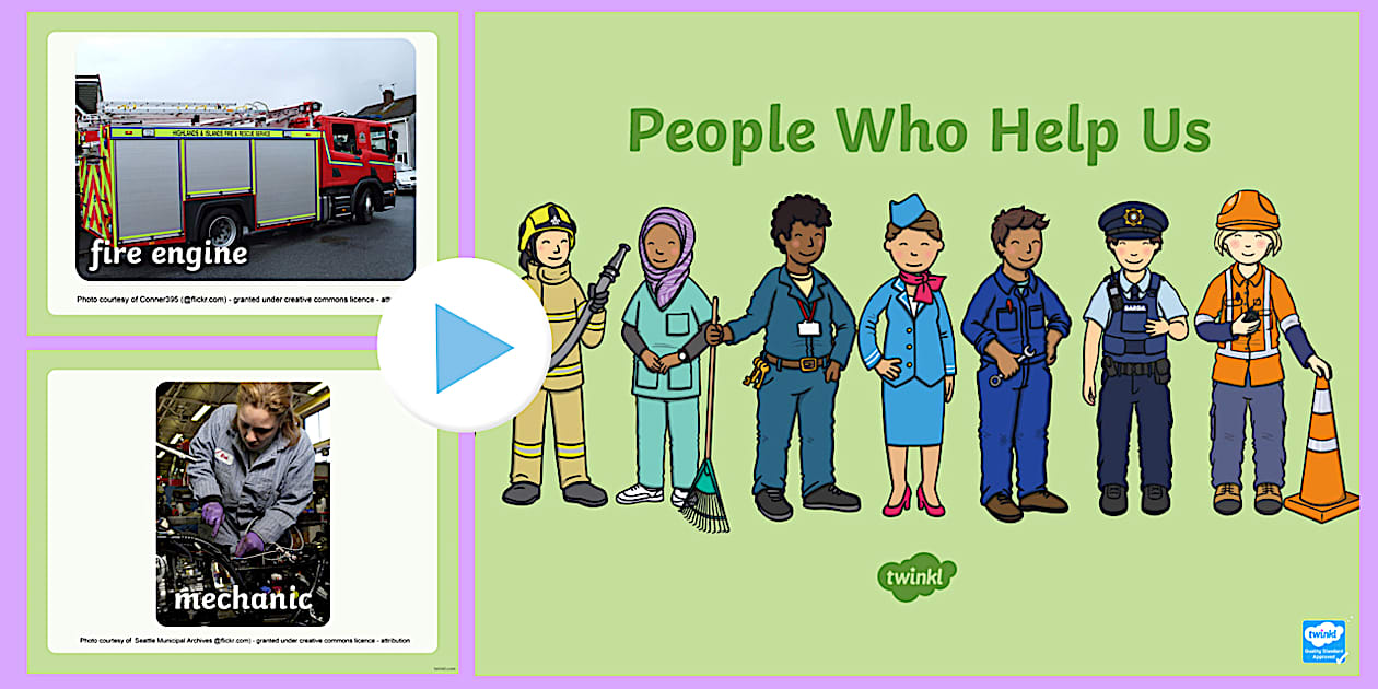 People Who Help Us PowerPoint - Display Photo - Twinkl