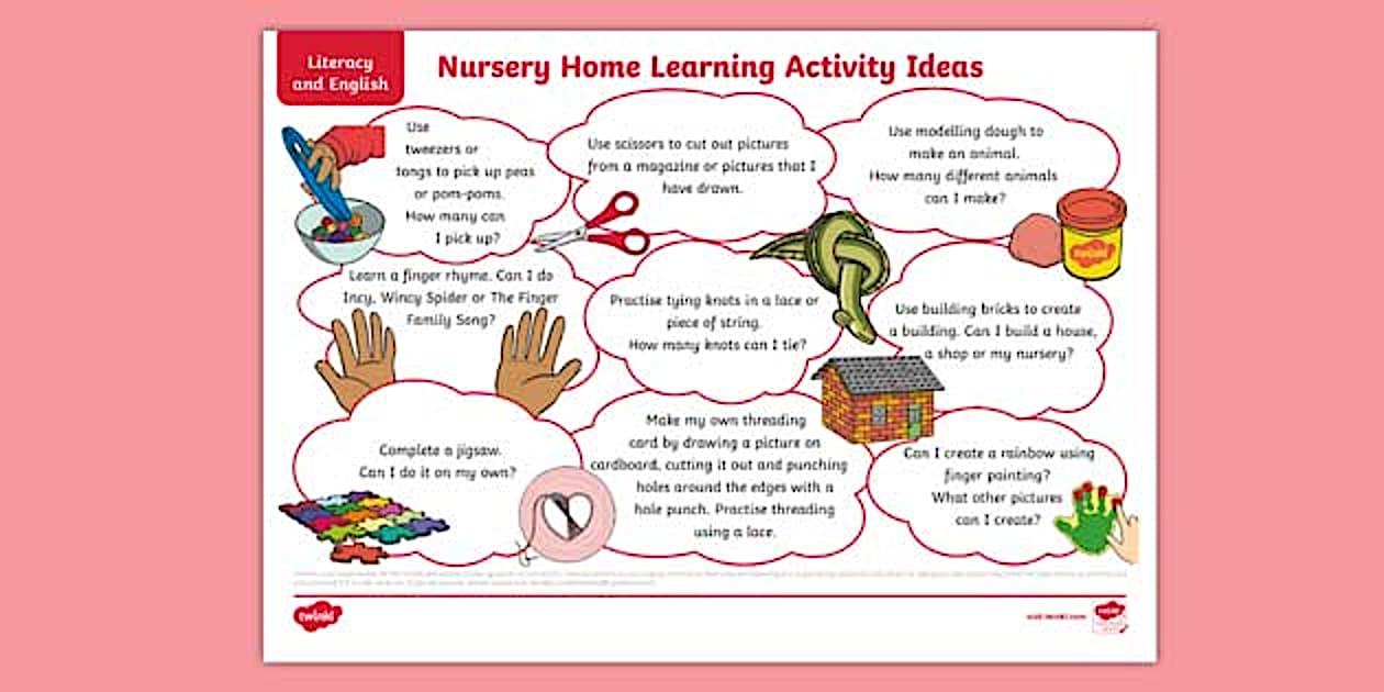 Nursery Activity Ideas - Fine Motor Skills at Home | EYFS