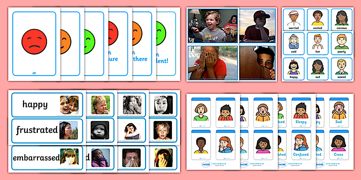 Emotion Pictures Pack (teacher made) - Twinkl