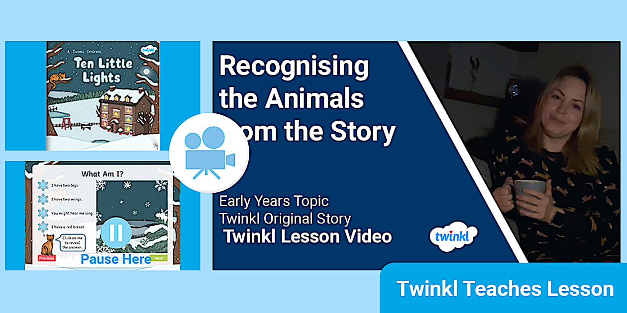 Ten Little Lights Video Lesson | Kindergarten Recognising Animals