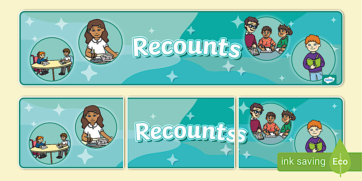 Recounts Display Banner (teacher made) - Twinkl