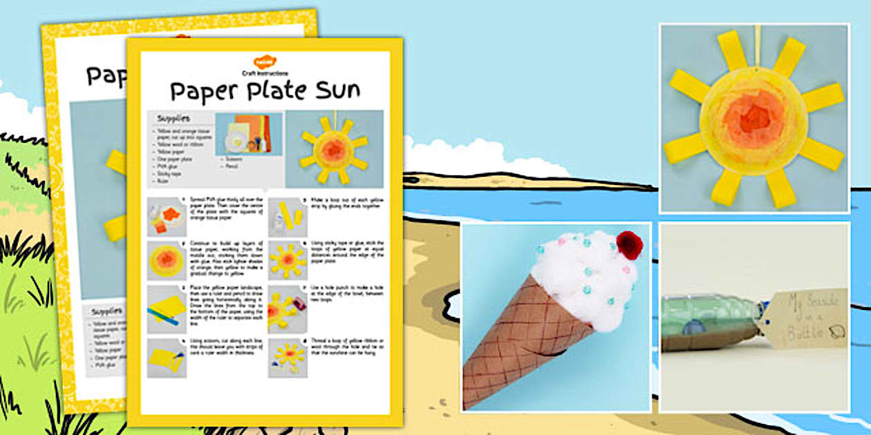 KS1 Seaside Arts and Crafts Activity Pack | Primary Resource