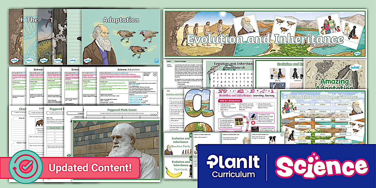 Science: Evolution and Inheritance Year 6 Unit Pack