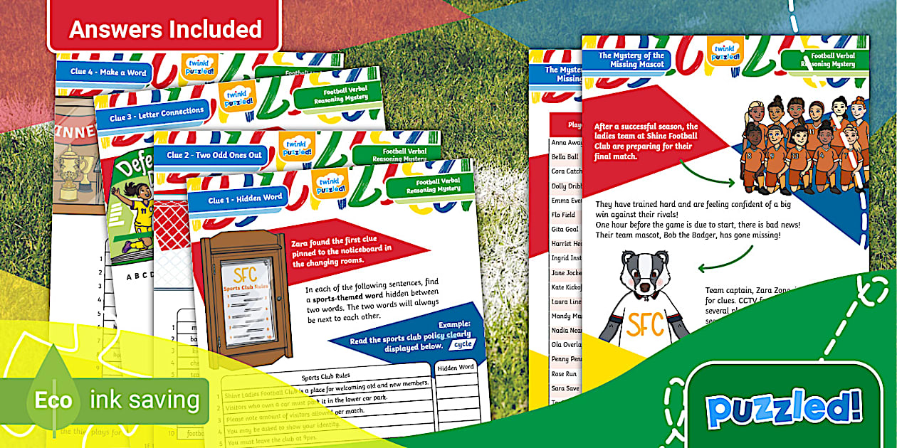 Women's World Cup Sports Verbal Reasoning - Twinkl Puzzled