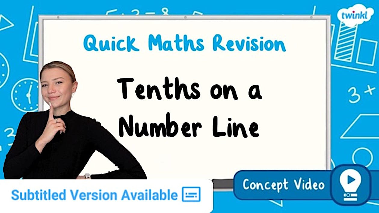 👉 Tenths on a Number Line | KS2 Maths Concept Video