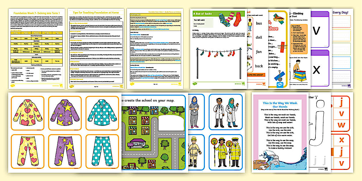 Foundation Term 1 Week 7 Remote Home Learning Pack