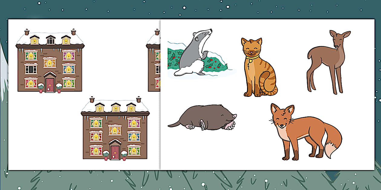 Ten Little Lights Story Cut-Outs