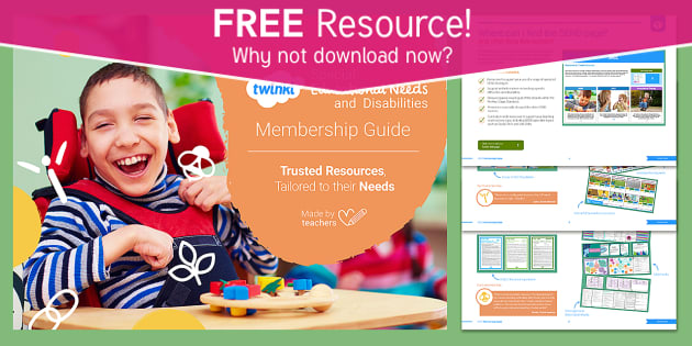 FREE! - FREE Members Guide for SEND Teachers Working in SEND Schools ...