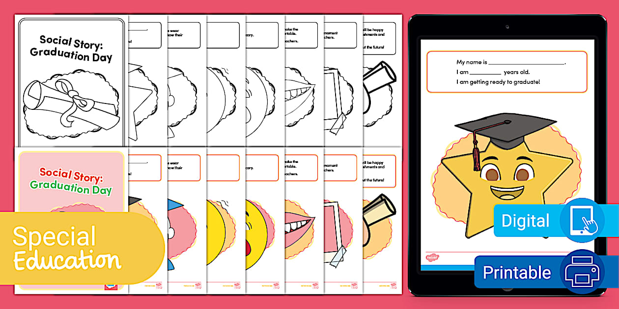 Graduation Day Social Story (teacher made) - Twinkl