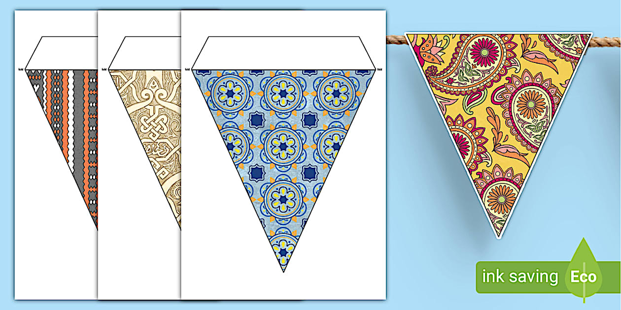 Boho Bunting for Classroom or Home Displays | Twinkl