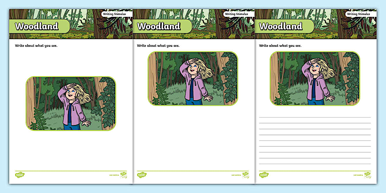 Writing Stimulus - Woodland (teacher made) - Twinkl
