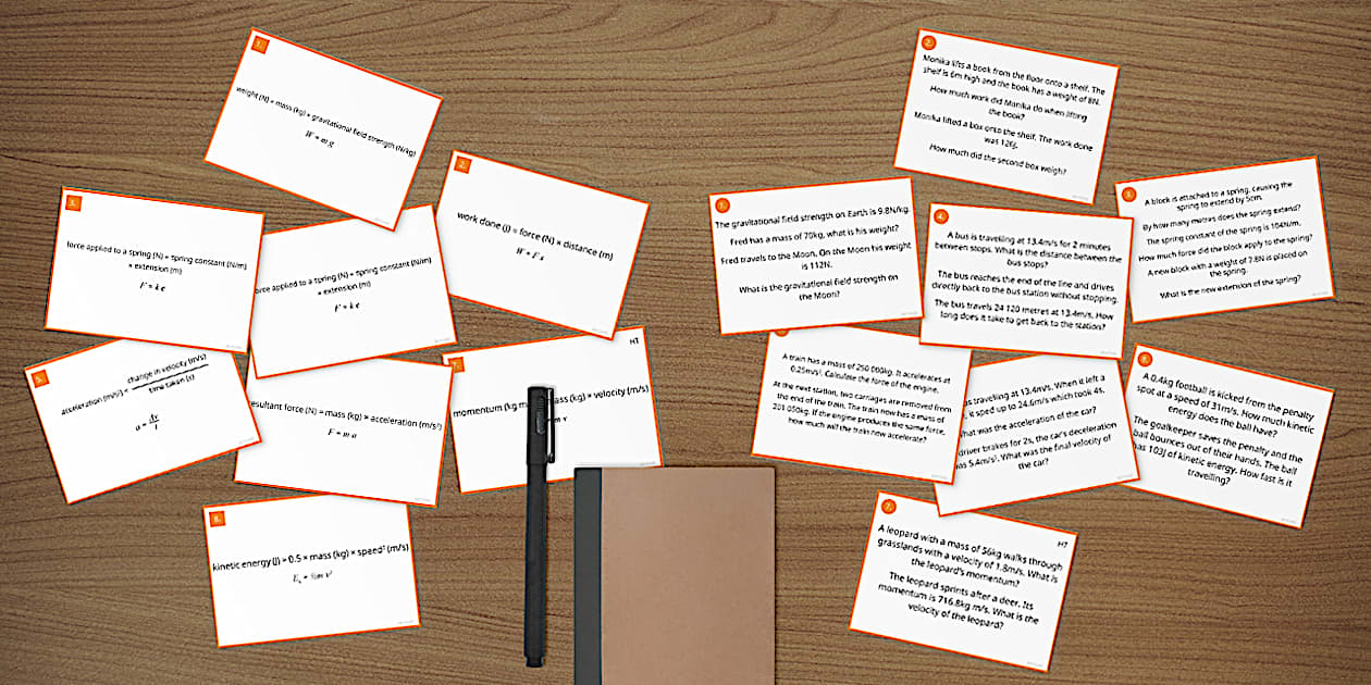 AQA Combined Physics Questions Flashcards - Twinkl