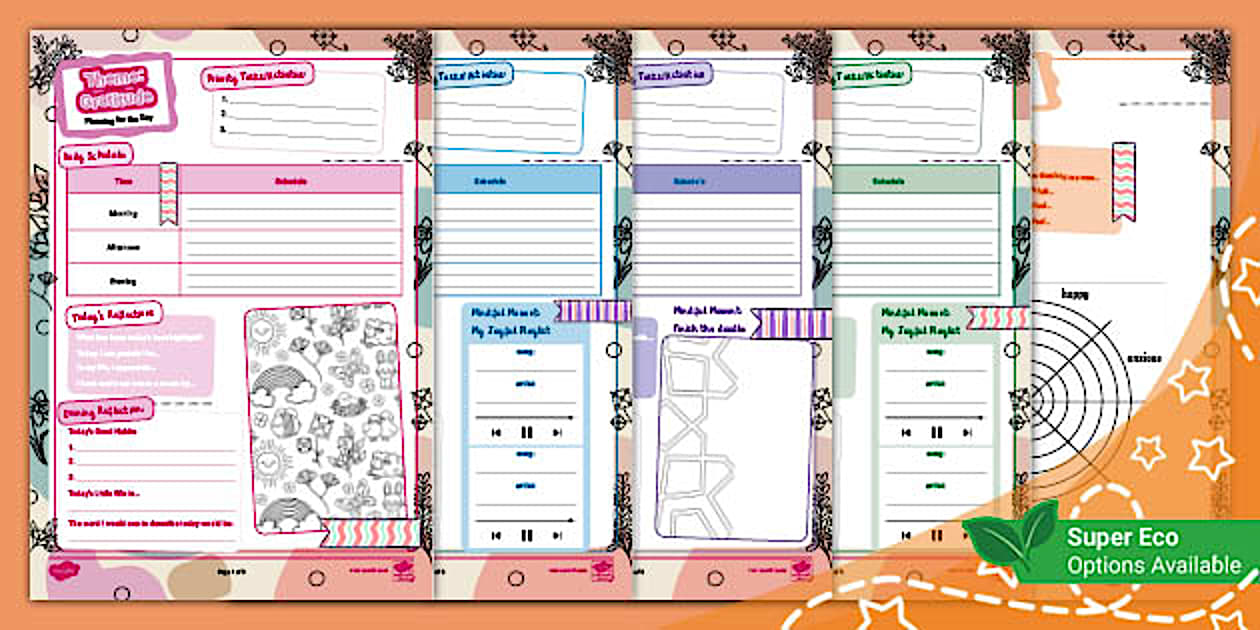 Journal Pages for Stay-at-Home Parents (teacher made)