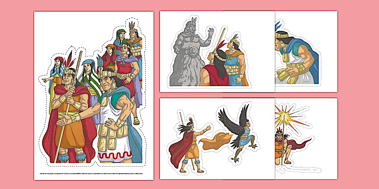 Dibujos de los hermanos Ayar | Recursos Twinkl Perú