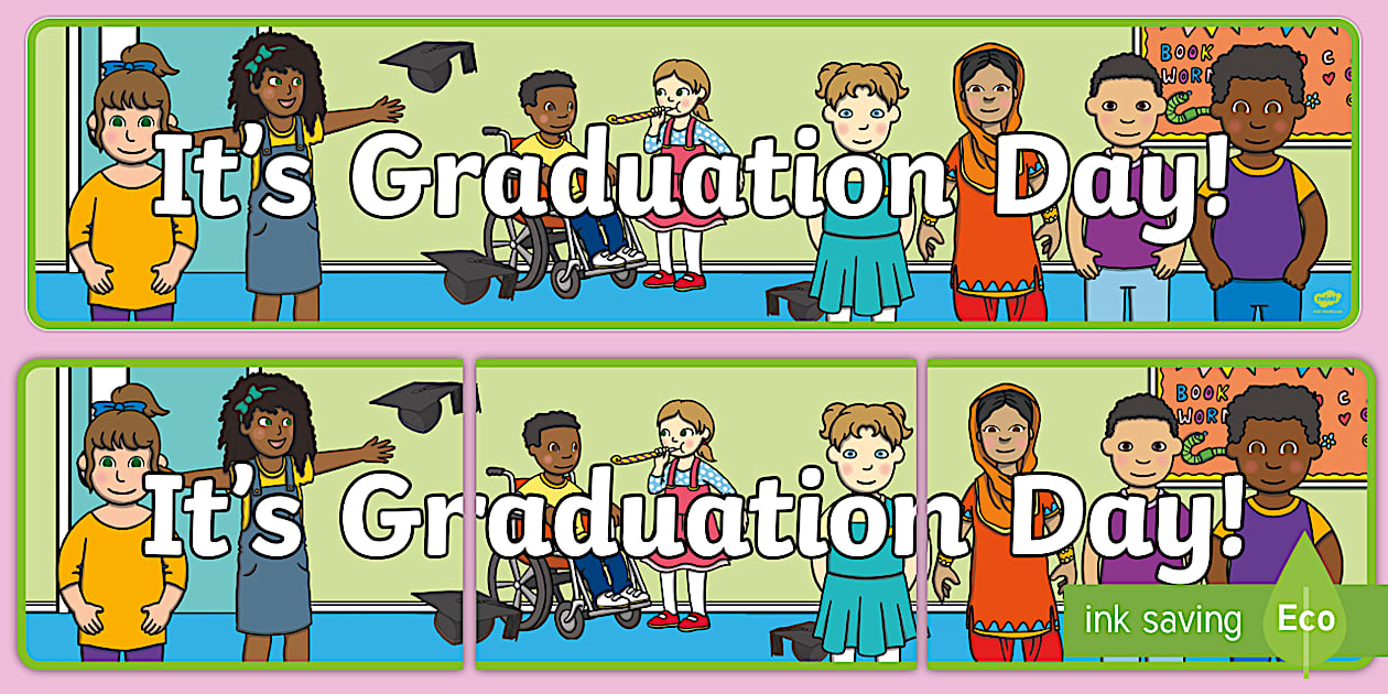 👉 It's Graduation Day! Display Banner