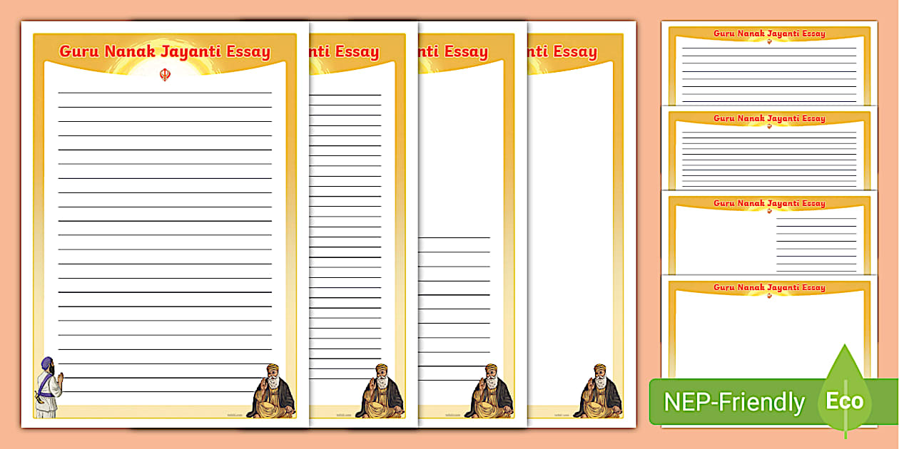Guru Nanak Jayanti Essay in English Templates | Twinkl