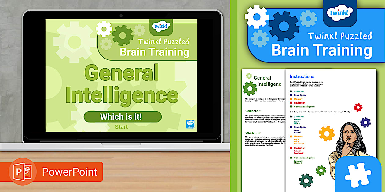 Brain Training Game - General Intelligence - Which Is It!