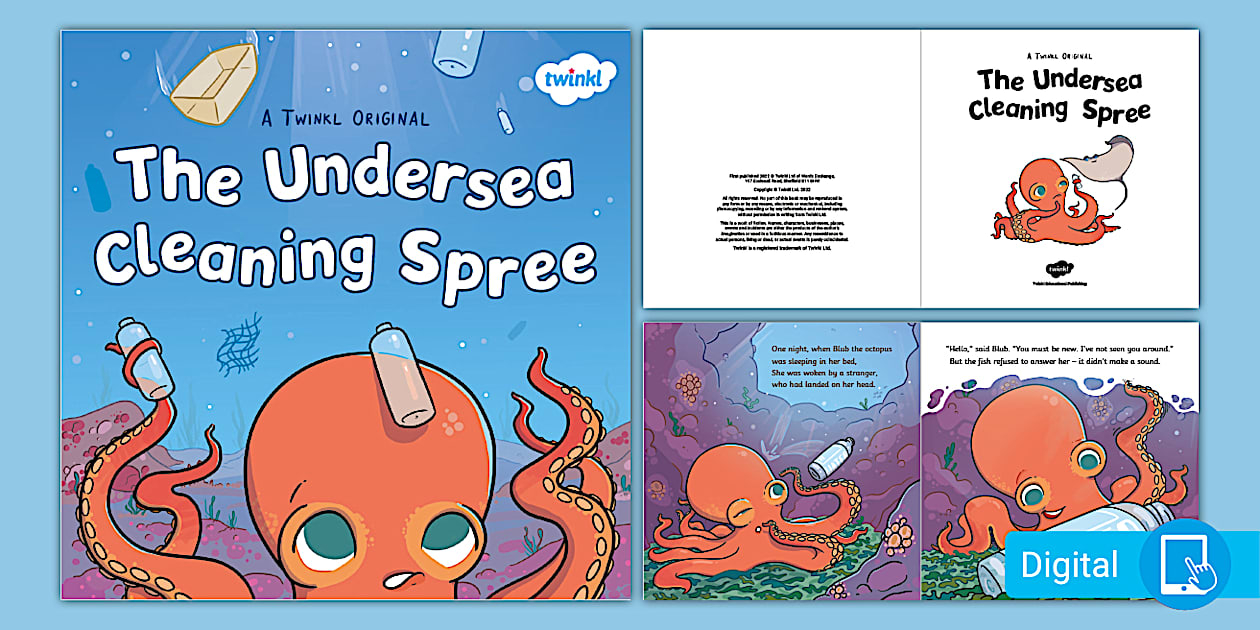 The Undersea Cleaning Spree eBook (teacher made) - Twinkl
