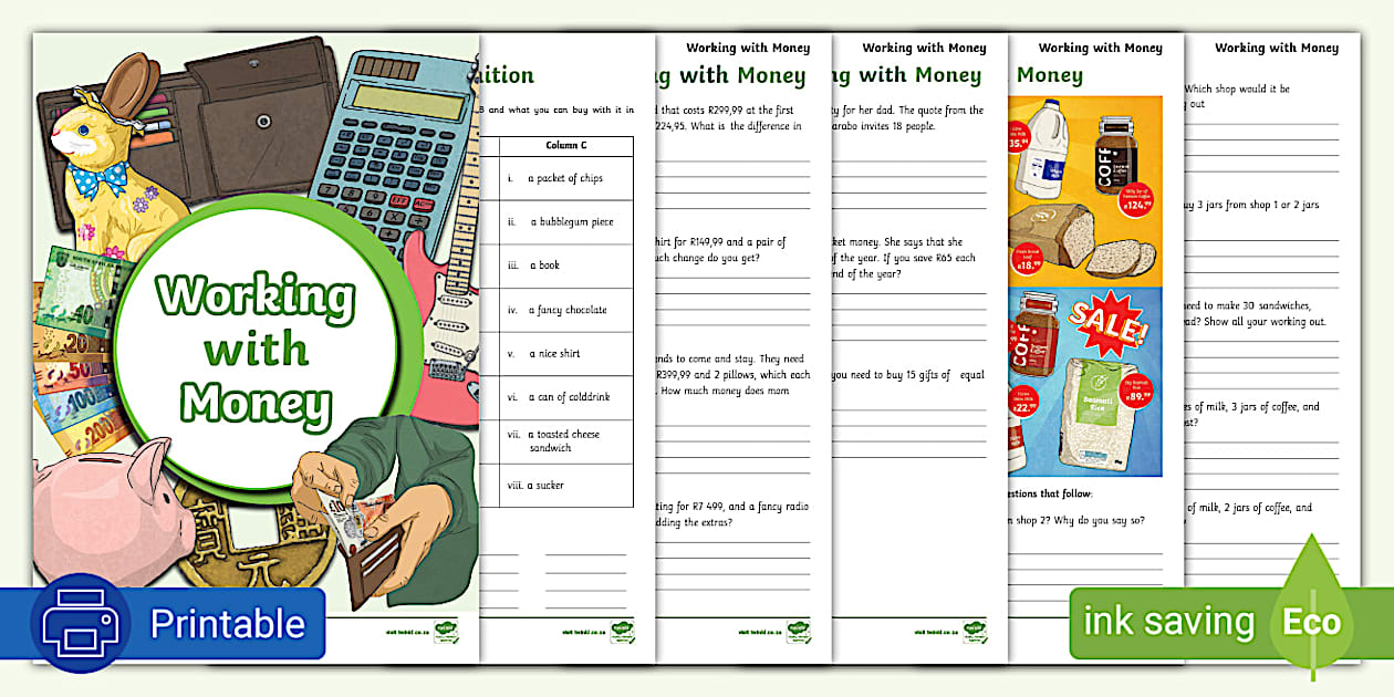 Money Maths Questions Grade 6 | Maths | Twinkl South Africa