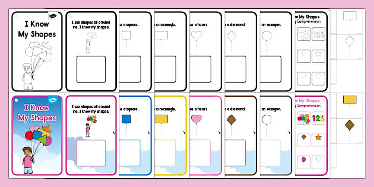 I Know My Shapes Adapted Reader for Special Education