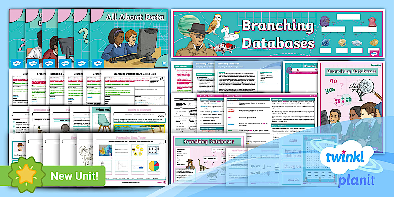 Computing: Branching Databases: Year 3 Unit Pack - Twinkl Computing: Branching Databases: Year 3 Unit Pack - Twinkl
