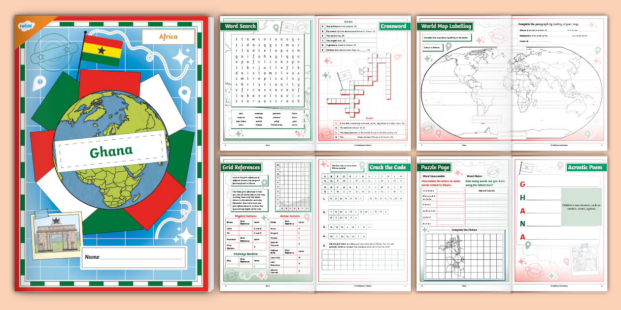 KS2 Ghana Activity Booklet - KS2 Twinkl Geography - Twinkl