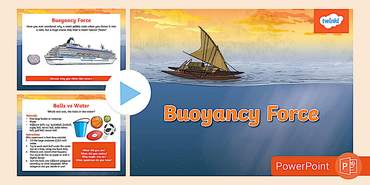Buoyancy Force (teacher made) - Twinkl
