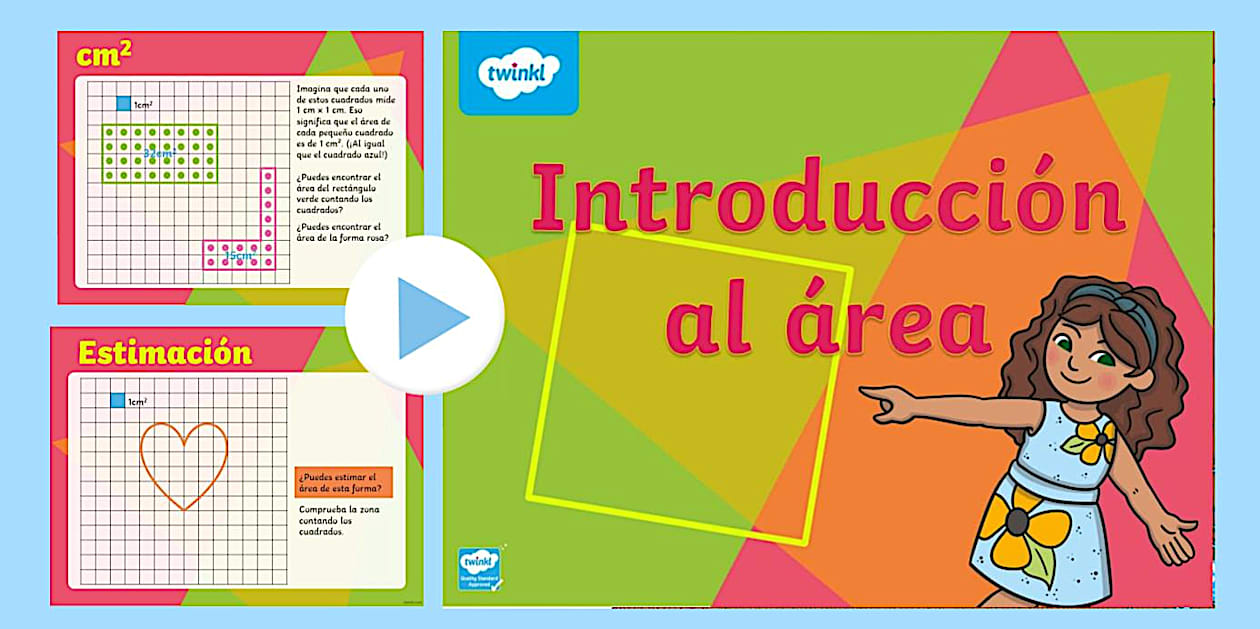 Powerpoint sobre el cálculo de área (Hecho por educadores)