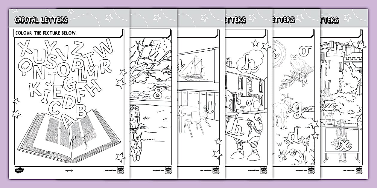 KS2 Handwriting Continuous Cursive Creative Colouring Pack