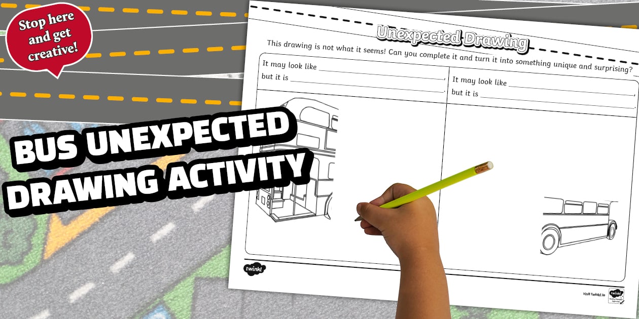 Bus Unexpected Drawing Activity