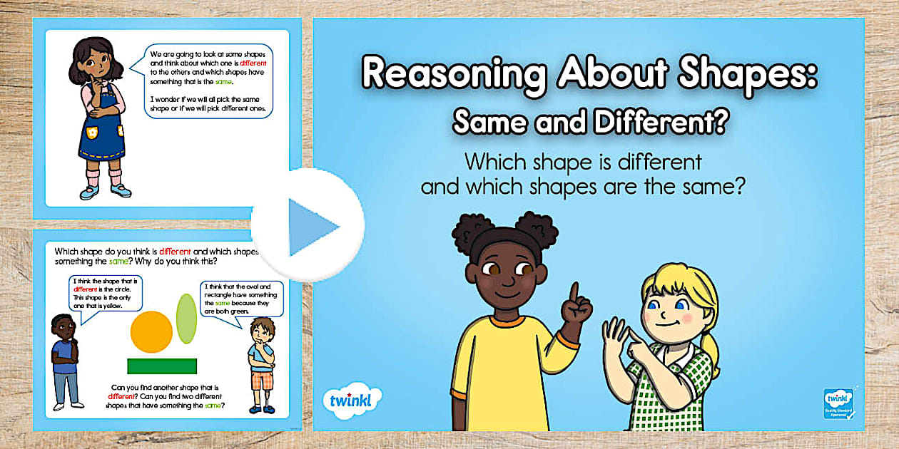 Reasoning About Shapes: Same and Different? PowerPoint