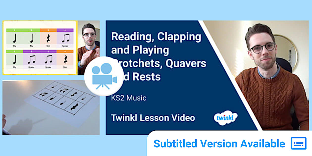 👉 KS2 Music: Crotchets, Quavers and Rests Video Lesson