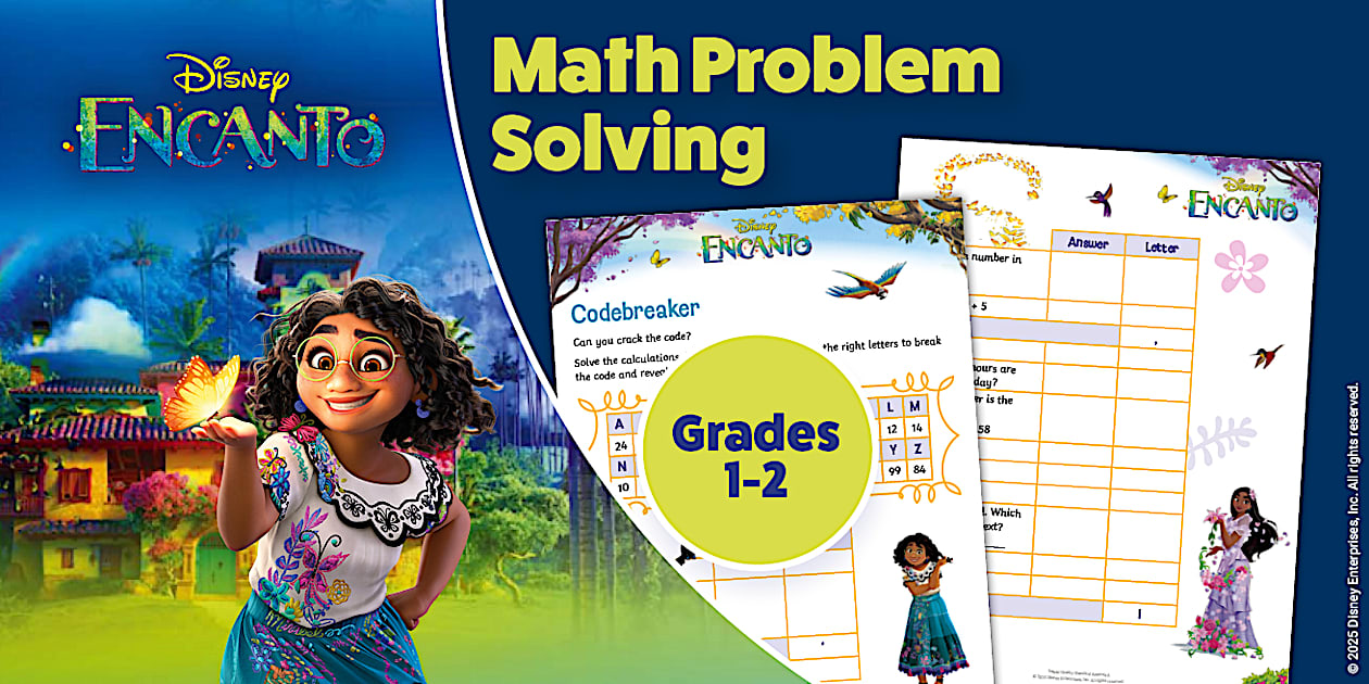 Encanto: Math Codebreaker for 1st-2nd Grade | Twinkl USA