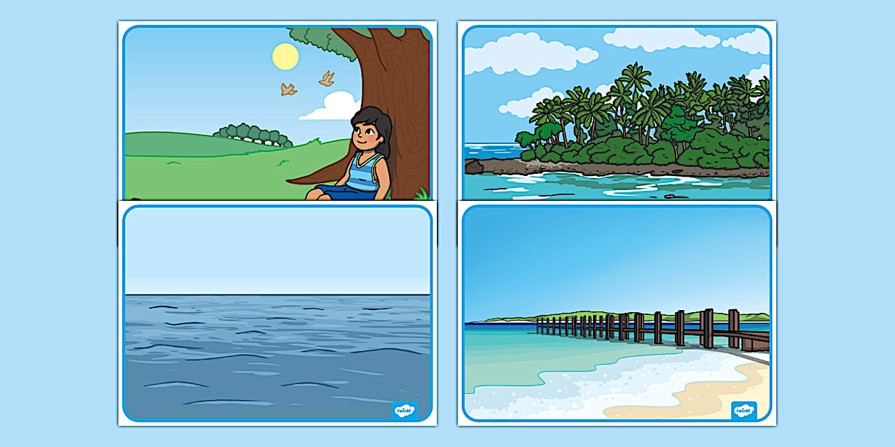 Calming Backgrounds: Small World Posters (teacher made)